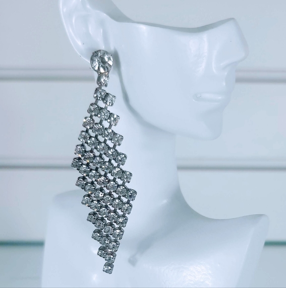 unbranded | Jewelry | Triangle Diamond Shaped Earring | Poshmark